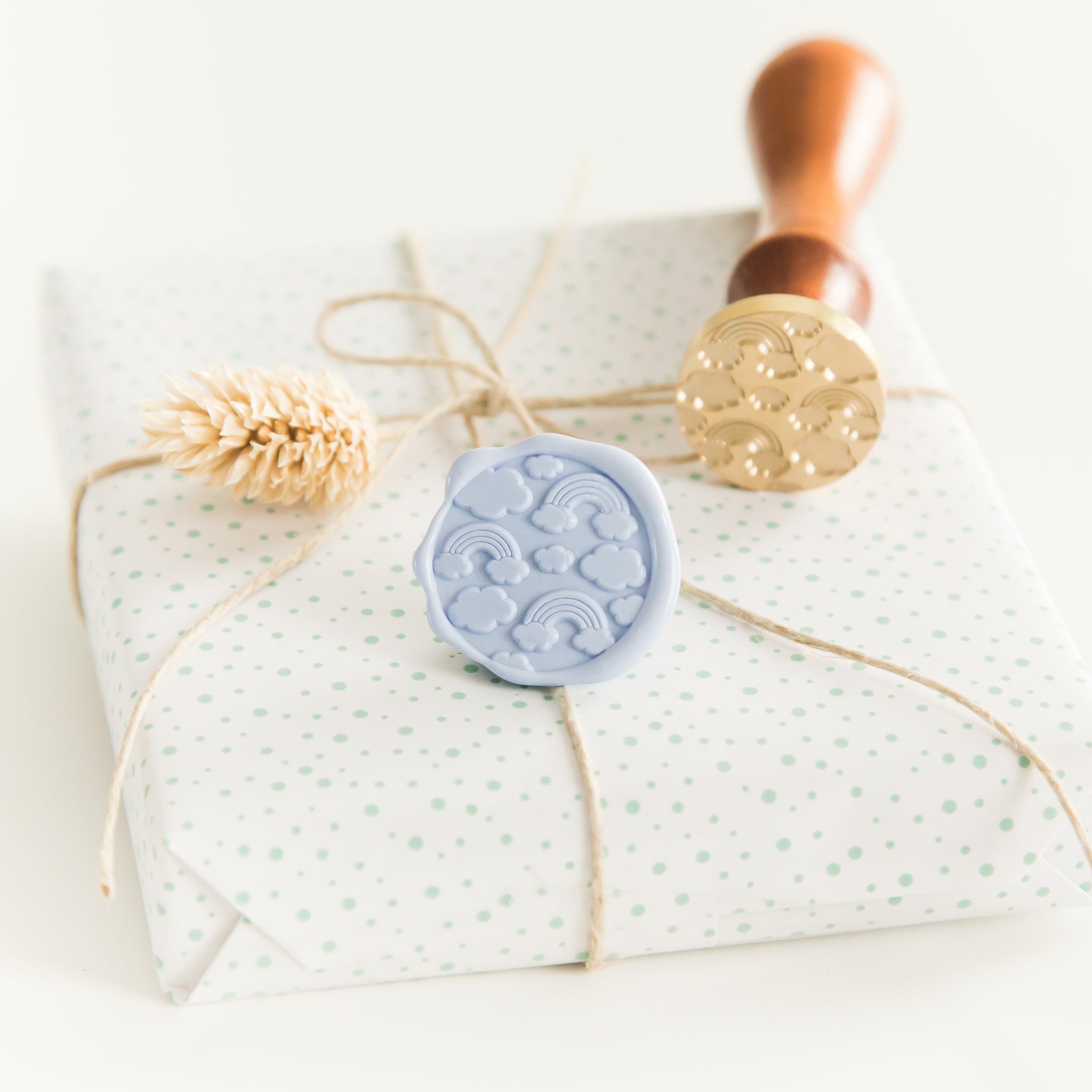 Regenboog patroon • Wax Stempel • JessyAtSea